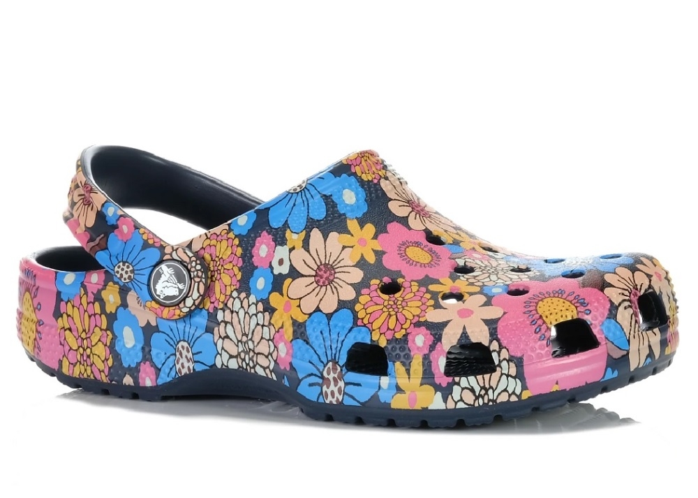 Crocs Classic Retro Floral Clog - Womens-Sandals : McDiarmids - Retro ...