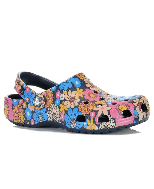 Crocs Classic Retro Floral Clog - Womens-Sandals : McDiarmids - Retro ...